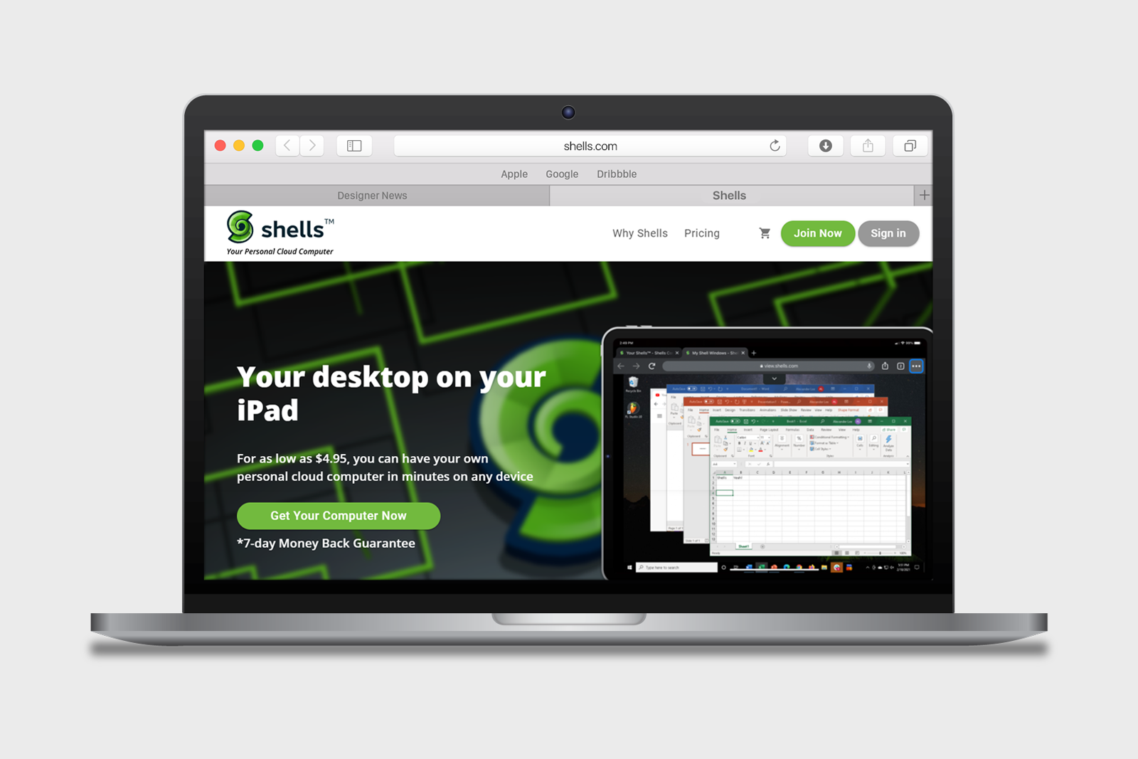 Shells Homepage, Pricing, and Landing Pages – Carty Sewill's Design ...